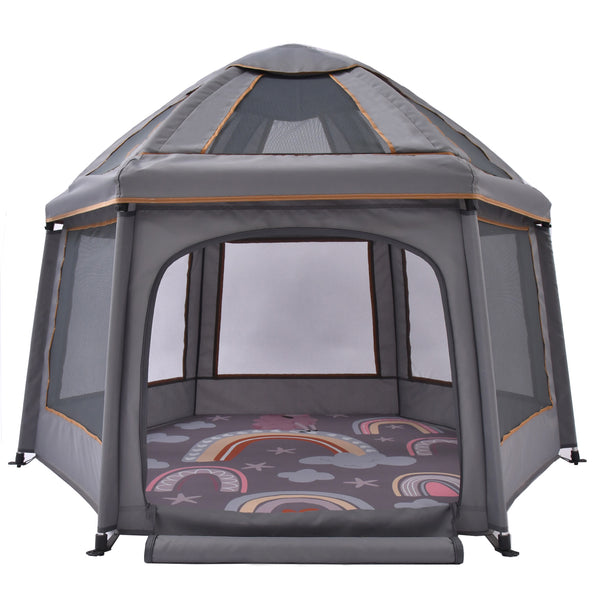 Pop Up Playpen - Full Bugs Proof Portable Foldable Large Baby Playpen